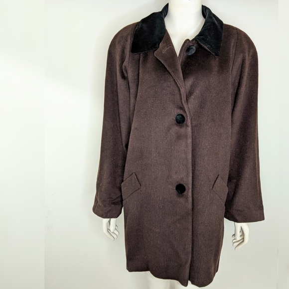 forecaster of boston | Jackets & Coats | Vintage Wool Coat Brown With ...